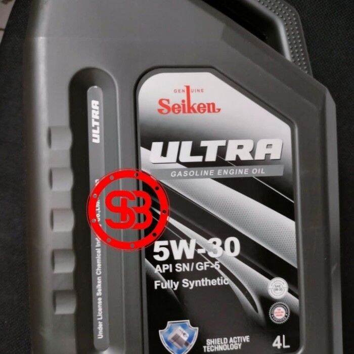 OLI Mesin SEIKEN ULTRA BENSIN 5W-30 Kemasan 4 LITER | Lazada Indonesia