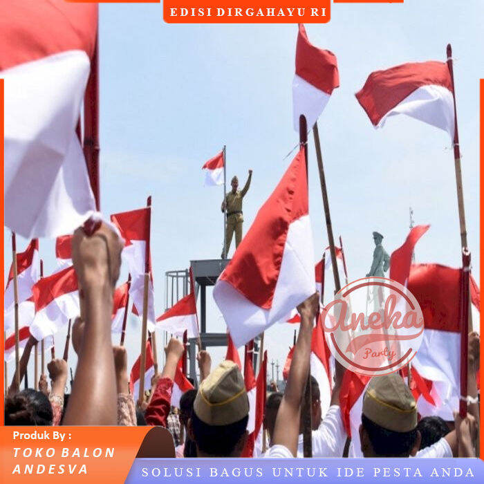 Bendera kain Merah Putih indonesia / Bendera Indonesia Kain Merah Putih ...
