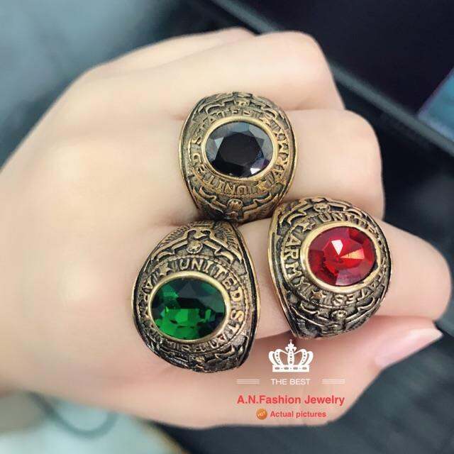 FAC Jewellery College Ring /Bull Ring for MenARMY design | Lazada PH