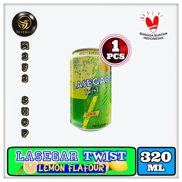 LASEGAR Twist Minuman Penyegar Lemon Original Kaleng - 320 ml (Kemasan Satuan) | Lazada Indonesia