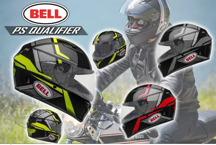 BELL QUALIFIER FLARE FULL FACE SINGLE VISOR MOTORCYCLE HELMET | Lazada PH