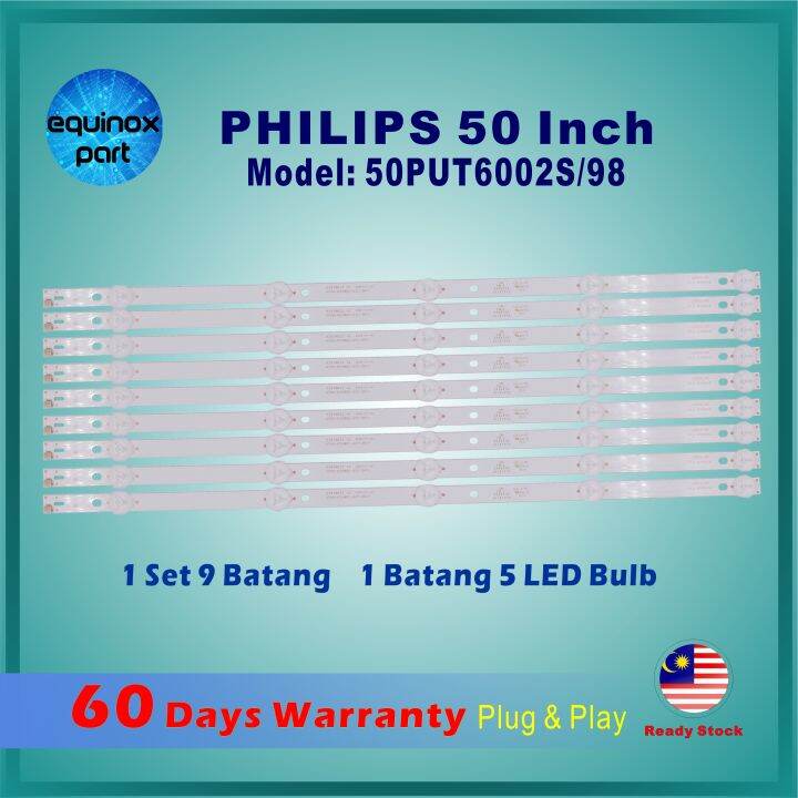 Philips 50" 50PUT6002S/98 TV Backlight / Lampu TV | Lazada
