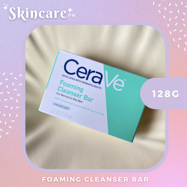 [dented box] Cerave Foaming Cleanser Bar 128g | Lazada PH