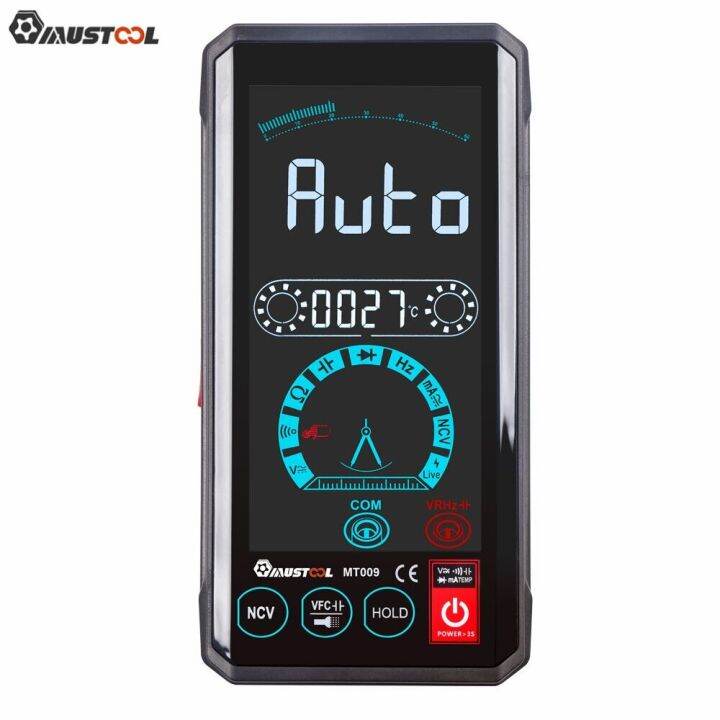 MUSTOOL MT009 4.4-Inch Touch Screen Smart True RMS Digital Multimeter ...