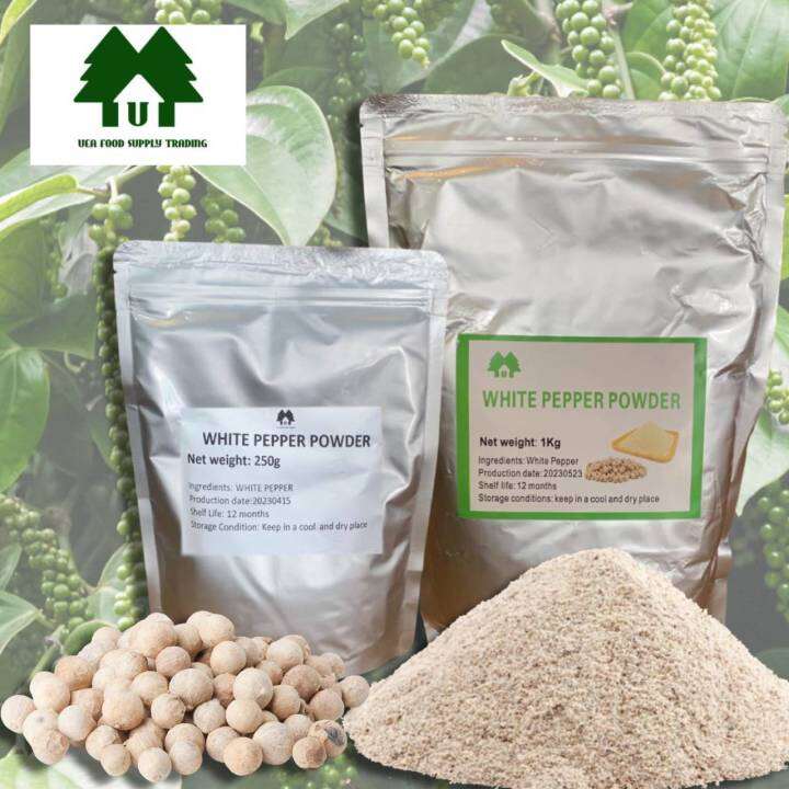 White Ground pepper Powder 1kg./250g per pack with already ZIPLOCK at ...
