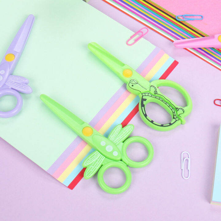 Anak -anak berbentuk hewan gunting plastik siswa diy kartun gunting ...