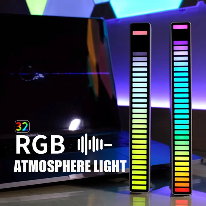 Strip Music Sound Control Rhythm RGB Light Bar - Gray | Lazada PH