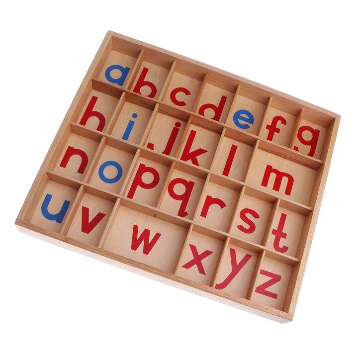 Movable Alphabets Box Letters Wooden for Kids Educational Montessori ...