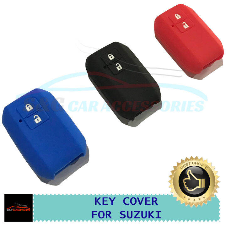 Silicone Car Key Remote Cover for Suzuki XL7, Swift GLX, Ertiga GLX [1 ...