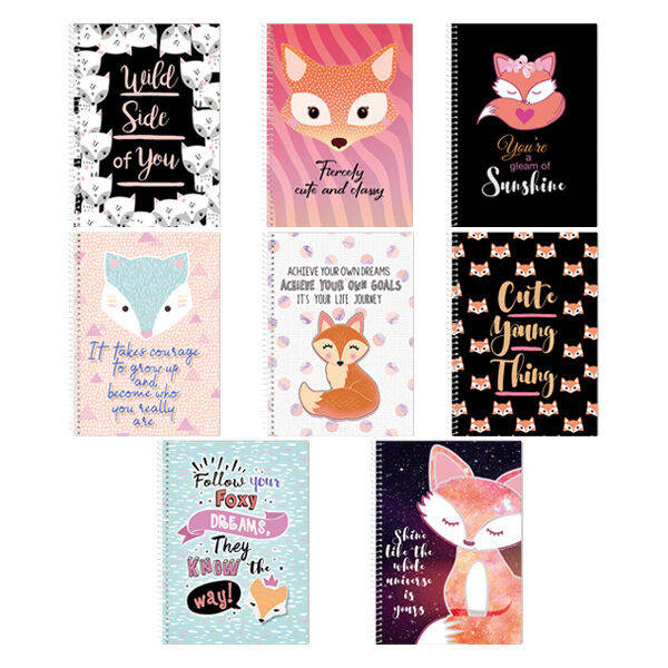 Avanti Fab Fox Premium Spiral Notebook Set of 8 | Lazada PH