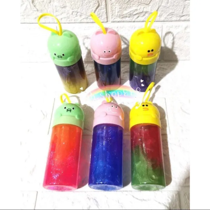 CRYSTAL MUD SLIME SQUISHY TOY GLITTERED SLIME Animal cute crystal mud w ...