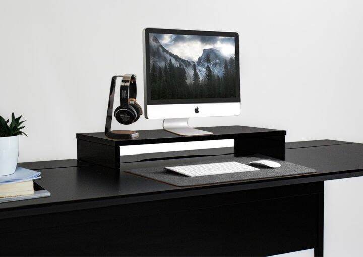 Luvora Regal01 ชั้นวางจอคอม ที่วางโน็ตบุ๊ค ที่วางของใต้จอ ประกอบง่ายด้วยระบบ Easy lock ผลิตจาก ...