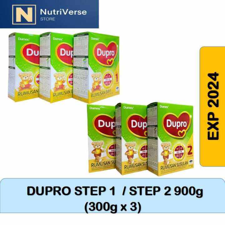 Dumex DUPRO STEP 1/STEP 2 900g (EXP 2024) | Lazada