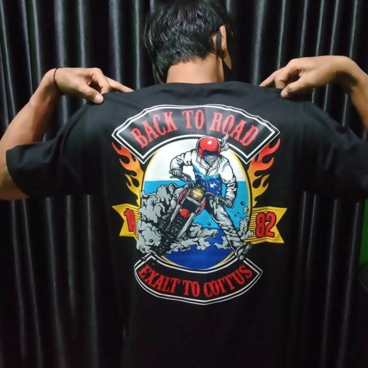 Kaos XTC Original Sexy Road Back To Road Label XTC Pusat Bandung Hitam ...