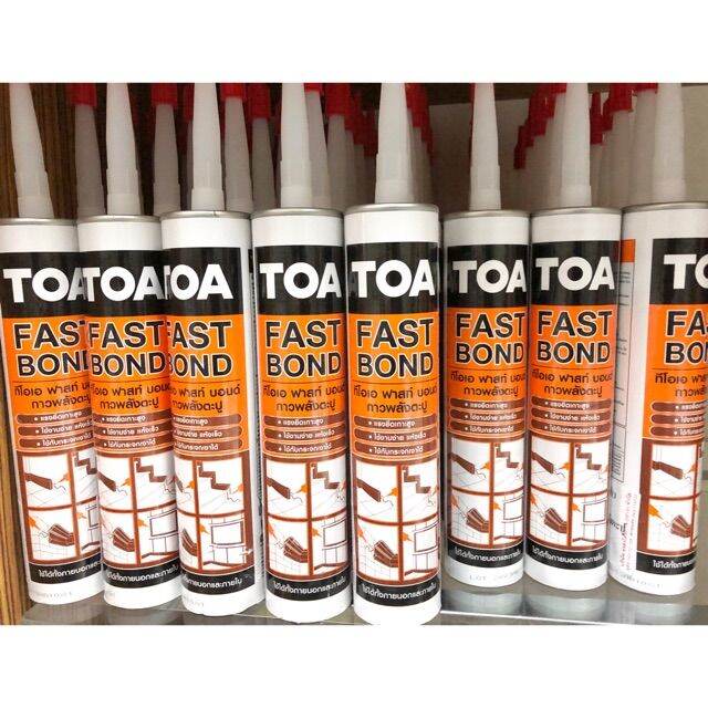 ขายดีอันดับ1 TOA FAST BOND ฟาสท์บอนด์กาวพลังตะปู320g. ส่งทั่วไทย กาว ...