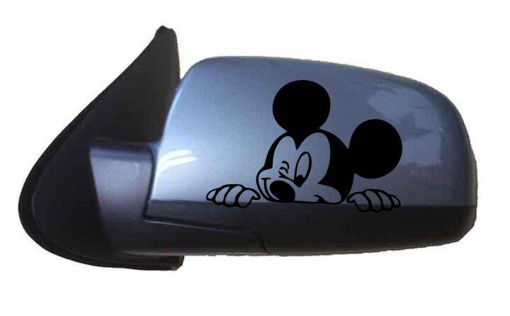 Mickey themed car side mirror sticker - 1 pair (2 pcs) | Lazada PH