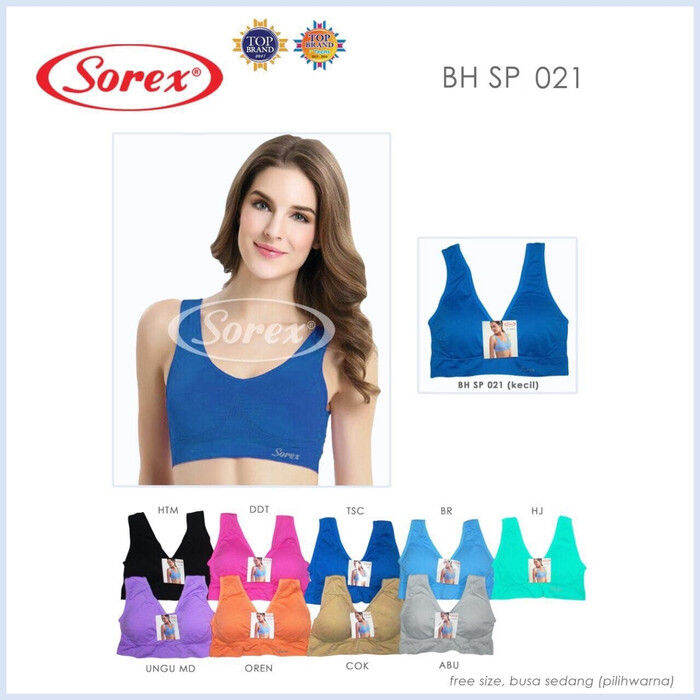Sorex - Sport Bra Sorex SP021 Bra Olahraga Bra Gym Bra Senam Bra ...