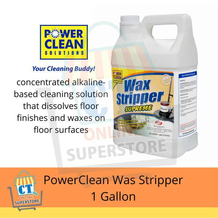 PowerClean Wax Stripper Supreme 1 Gallon | Lazada PH