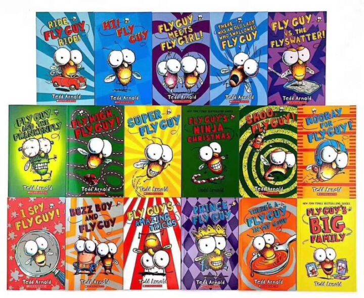 Fly guy 21 books box set funny English book for kids by Tedd Arnold ...