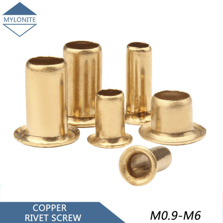M0.9 M1.3 M1.5 M1.7 M2 M2.3 M2.5 M3 M3.5 M4 M5 M6 Brass Eyelet Rivet ...