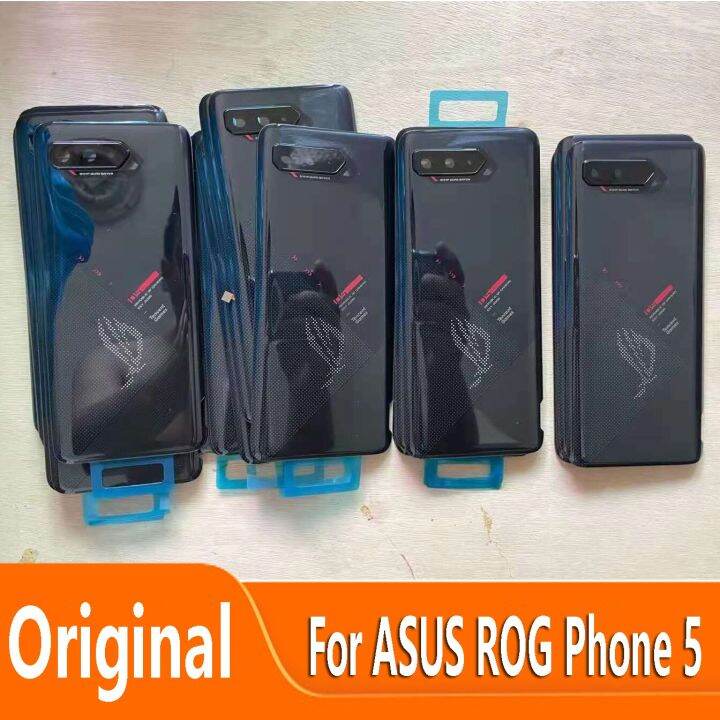 สำหรับ Asus ROG Phone 5 ZS673KS 1B048IN ZS676KS ที่จับกล้องรูปตัวยูฝาครอบแบตเตอรี่หลังเลนส์กระจก ...