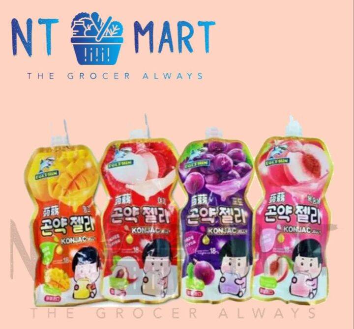 Captain Dolphin Konjac Jelly Drinks Assorted 130g | Lazada