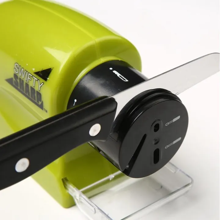 รุ่นใหม่คมกว่าเดิม: Swifty Sharp Motorized Knife Sharpener Rotating ...