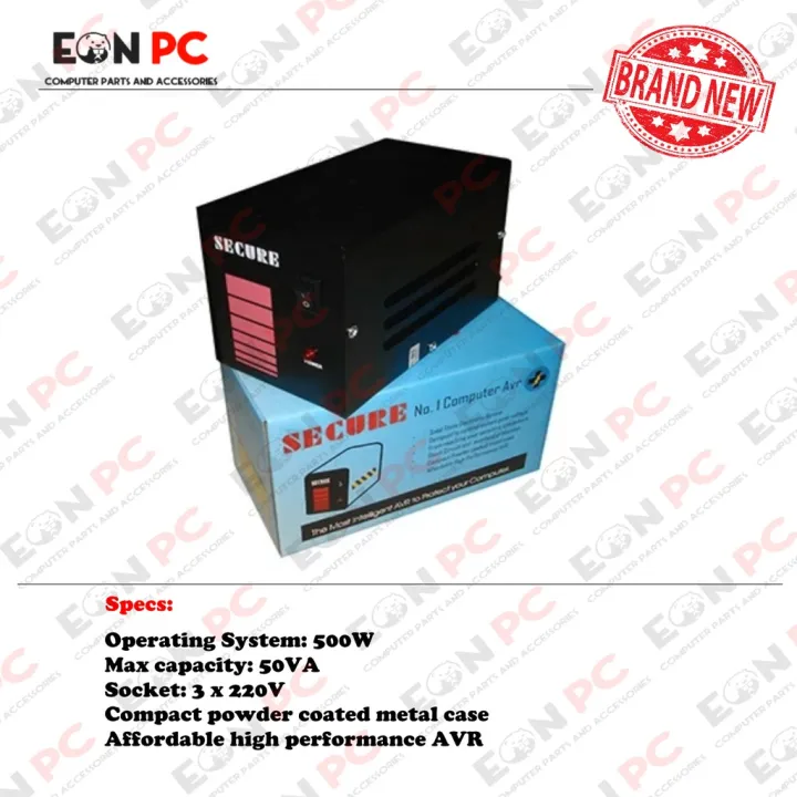 【Ready Stock】 AVR Secure 220V For Computer High Performance Secure ...