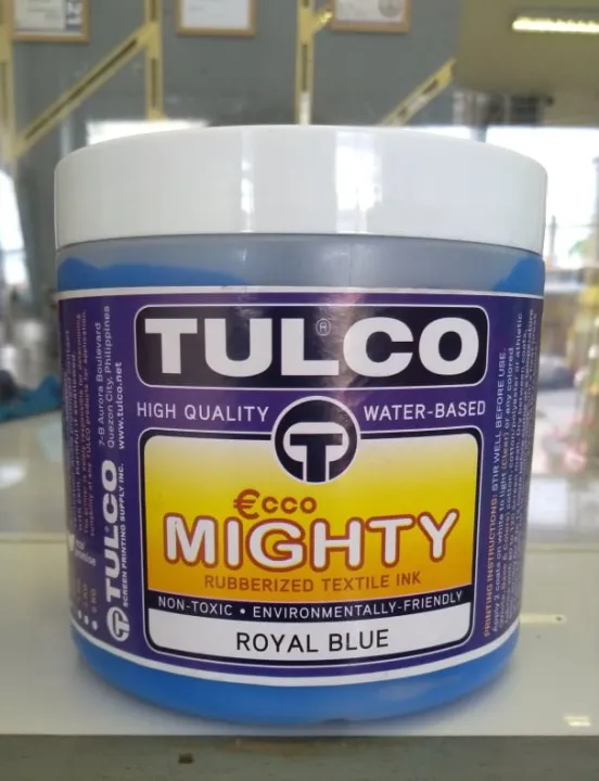 TULCO ECCO MIGHTY ROYAL BLUE (Rubberized Textile Ink)1/2kg | Lazada PH