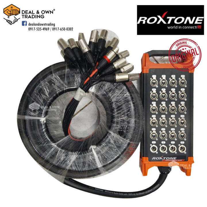 Original Roxtone Snake Cable 20+4 (30M) | Lazada PH