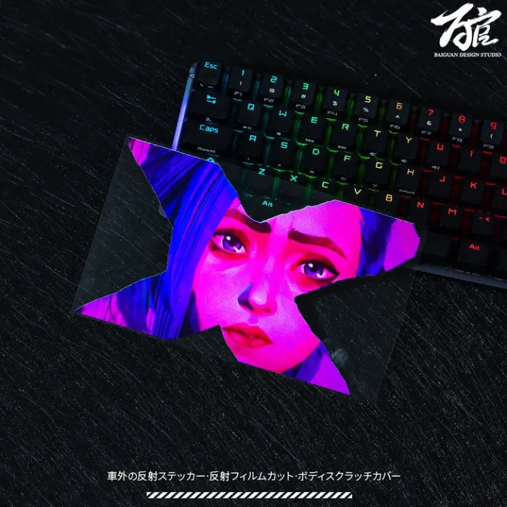 JDM Car Sticker Jinx Computer Case Electric Car Motorcycle Reflective ...