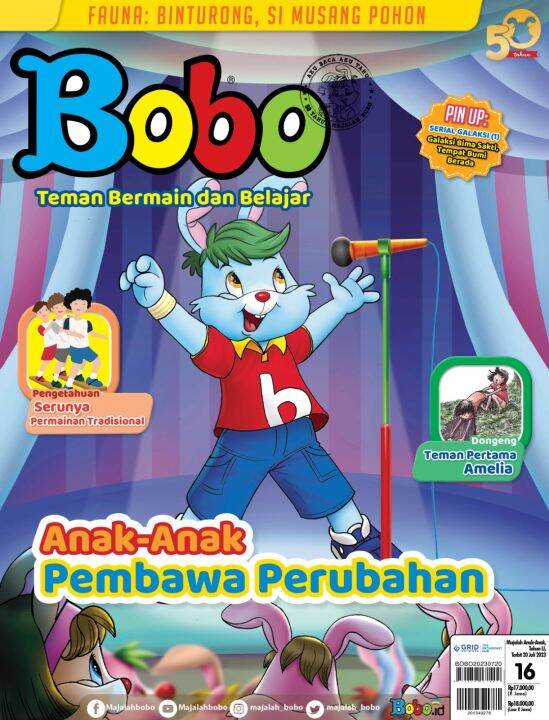 Majalah Bobo Edisi No. 16 Juli 2023 | Lazada Indonesia
