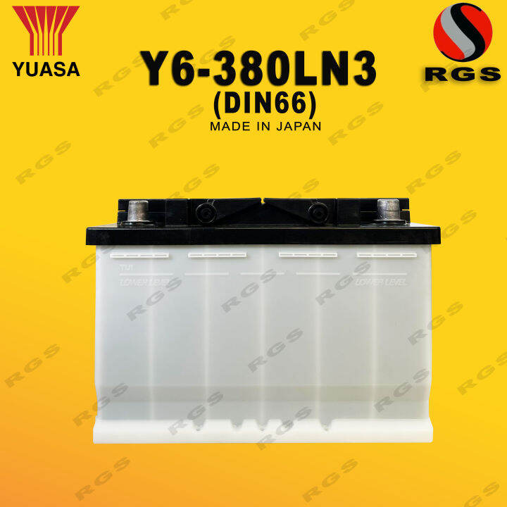 Yuasa Y6-380LN3 (DIN66) Automotive Battery | Lazada PH