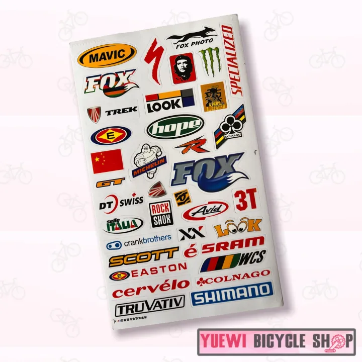 Bicycle Decals sticker 1 pad assorted design | Lazada PH