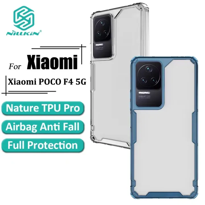 POCO F4 5G Case NILLKIN Nature Pro Premium Transparent Shockproof Case ...