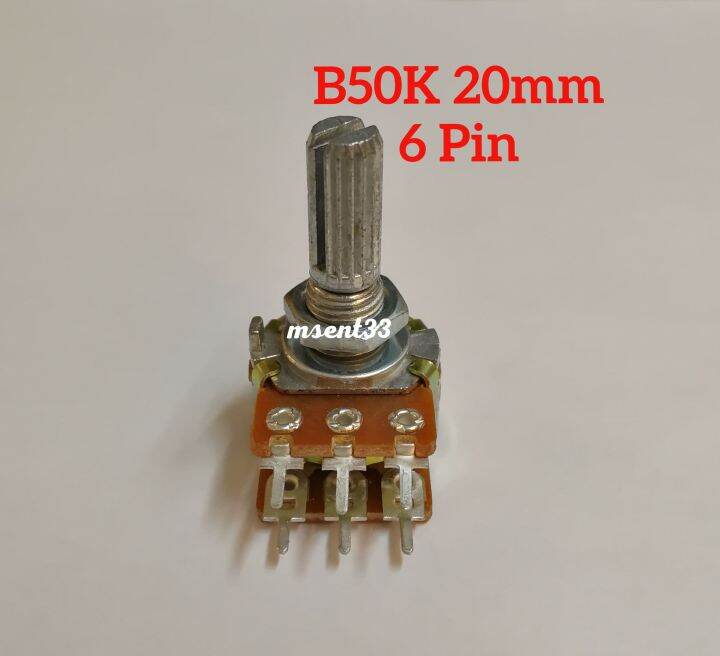 B50K 50K 6 Pin 20mm Potentiometer | Lazada