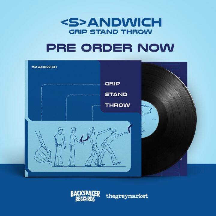 Sandwich - Grip Stand Throw Limited Edition 25th Anniversary Vinyl Pack ...