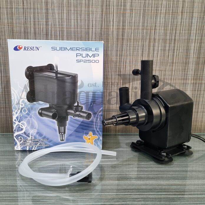 RESUN SP-2500 POWER HEAD SUBMERSIBLE PUMP POMPA AIR CELUP FILTER ...