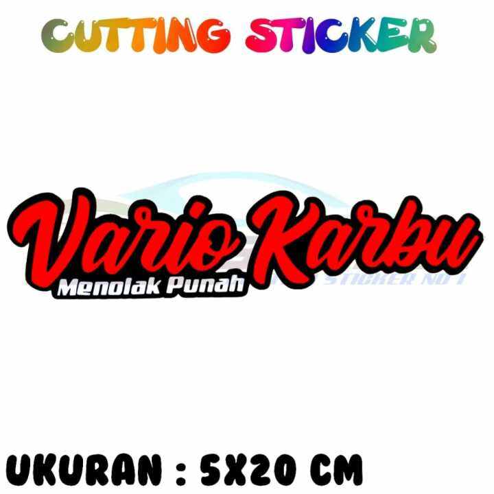 STIKER CUTTING VIRAL TIKTOK BEAT KARBU MENOLAK PUNAH | UKURAN 5X20 CM ...