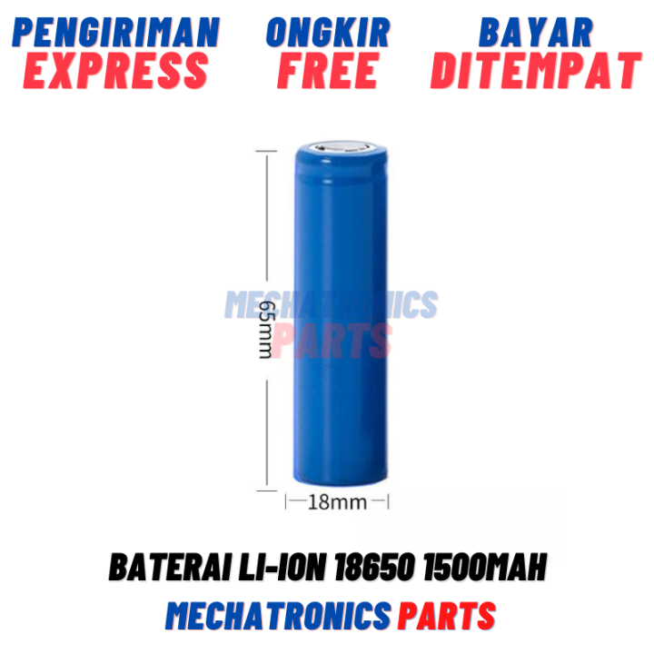 BATERAI LI-ION 18650 1500mAH | Lazada Indonesia