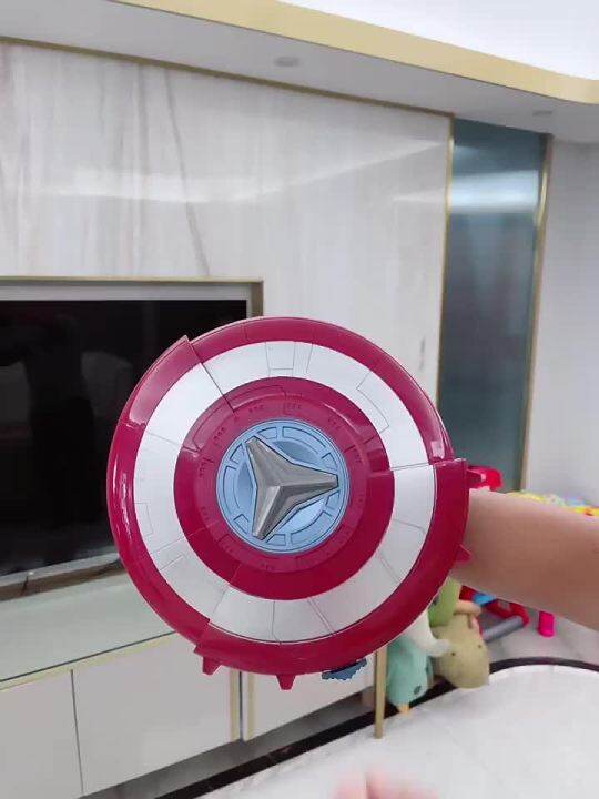 US Shield Captain Hidden Soft Bullet Launcher ปืนของเล่นมือเด็กของขวัญ ...