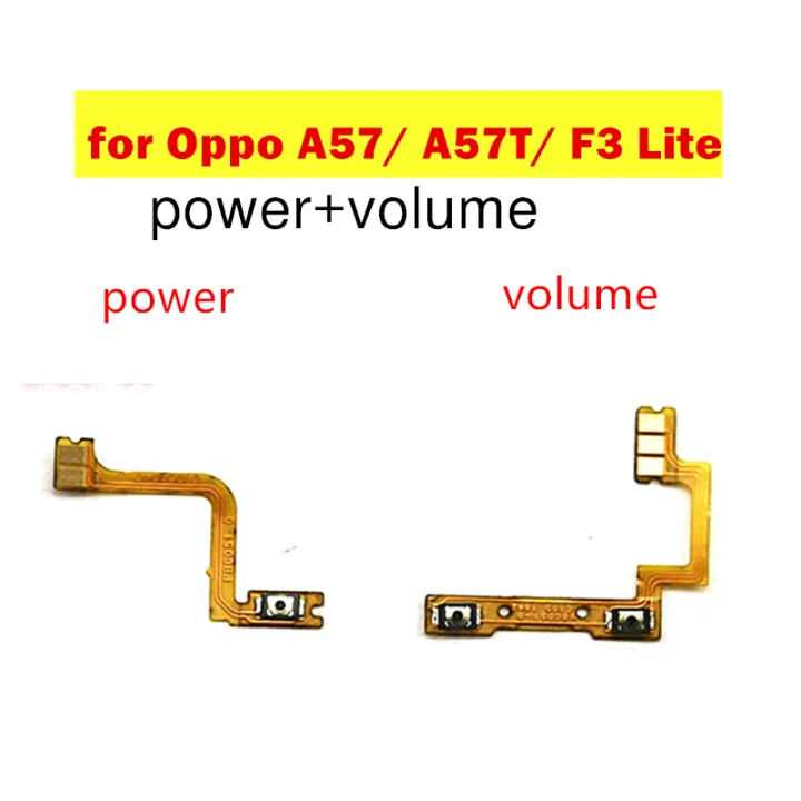 for oppo A57/ A57T/ F3 Lite Power Volume Flex Cable ON OFF Side Button Switch Flex Cable | Lazada PH
