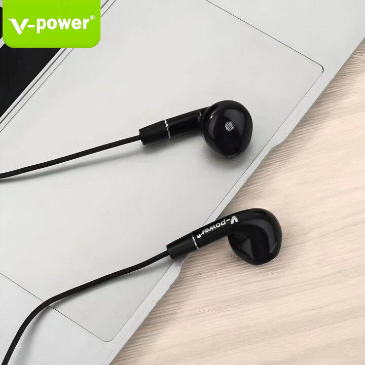 V-power H032 Extra Bass Universal Stereo Earphone Built-in Microphone 3 ...