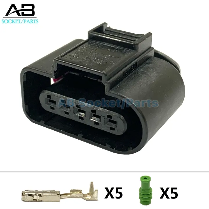 5 Pin Volkswagen Audi Mass Air Flow Sensor (8K0973705) Socket Connector ...