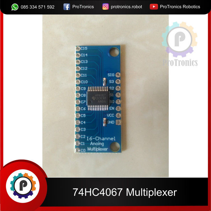 CD74HC4067 16 CHANNEL ANALOG DIGITAL MULTIPLEXER 74HC4067 4067 | Lazada Indonesia