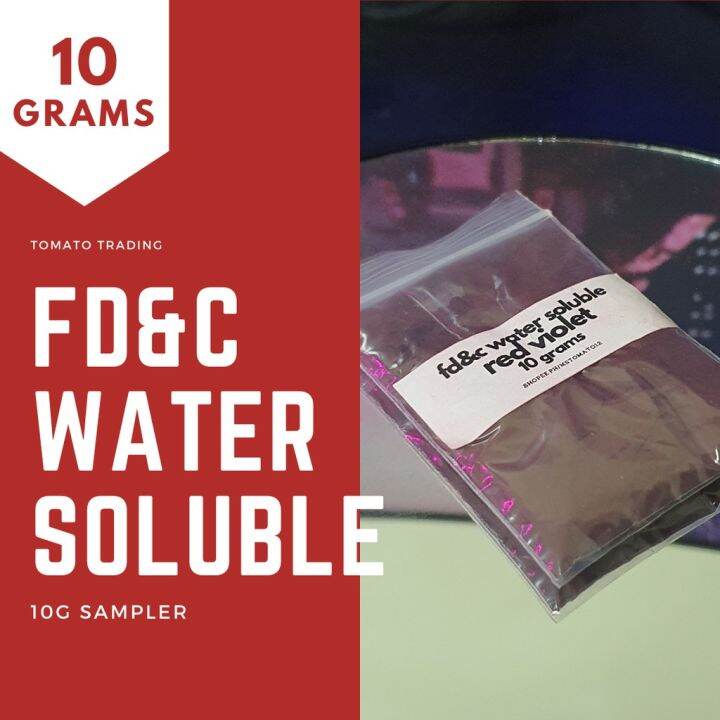 SAMPLER FDC Powder Pigment 10 grams for Cosmetics Colorant for Water ...