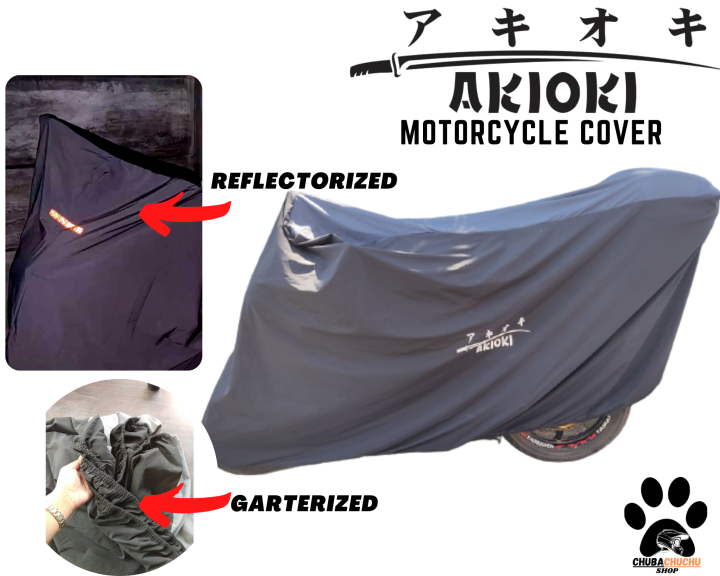 Yamaha MIO SOUL I 125|UNIVERSAL AKIOKI 2 TONE MOTORCYCLE COVER(W/ TOP ...