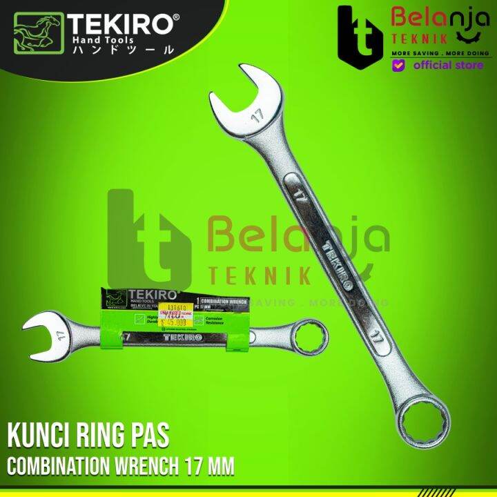 TEKIRO Kunci Ring Pas 17 MM Combination Wrench 17MM Tekiro | Lazada Indonesia