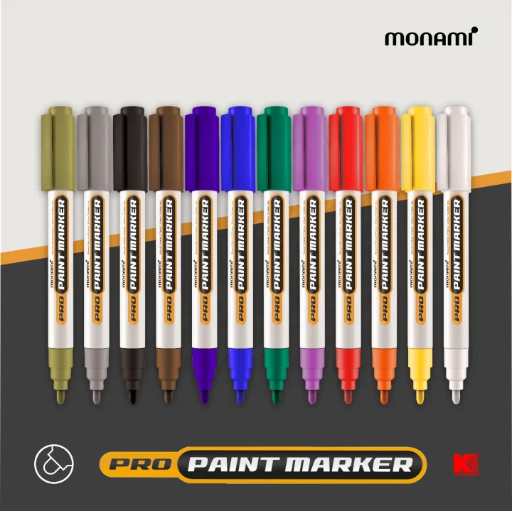 ปากกาเพนท์ Monami PRO Paint Marker | Lazada.co.th