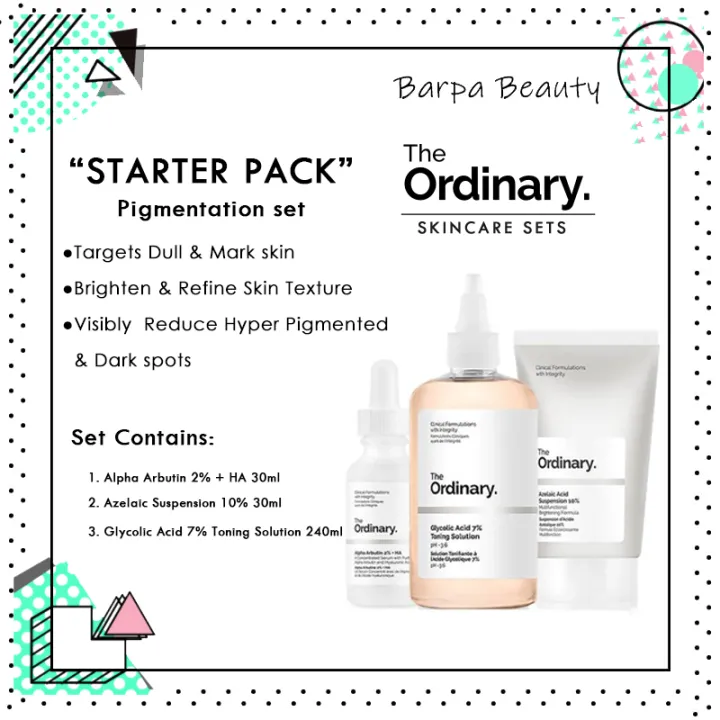 [AUTHENTIC] The Ordinary Pigmentation Set [Skincare Brighten Refine ...